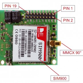 Small Breakout for SIM900 GSM Module - Open Electronics - Open Electronics