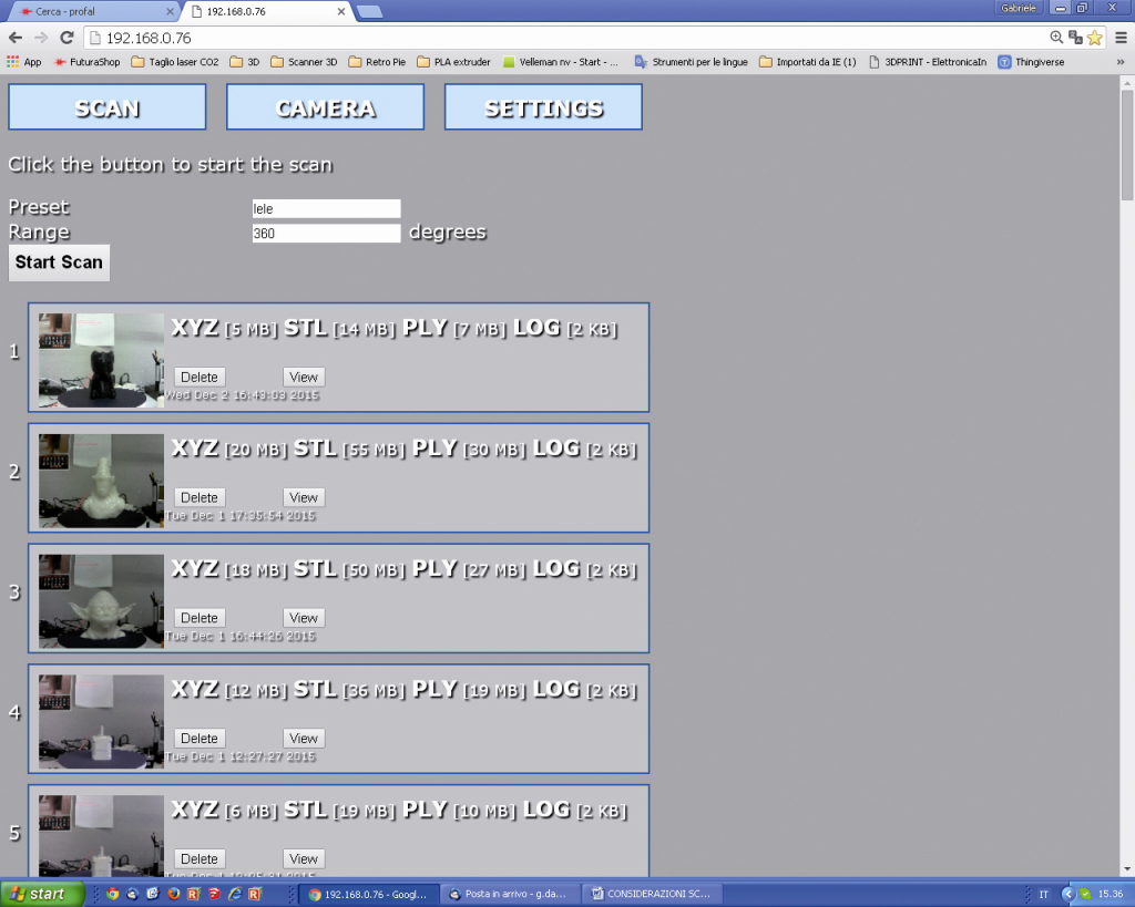 An open source 3D Scanner made with Raspberry Pi - Open-Electronics