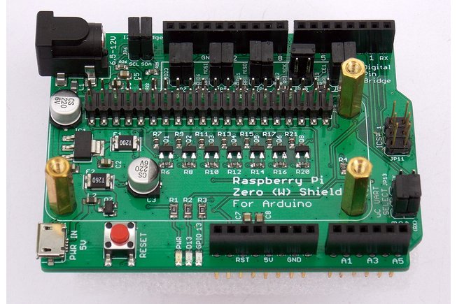 Raspberry Pi Zero W Shield For Arduino Open Electronics Open Electronics