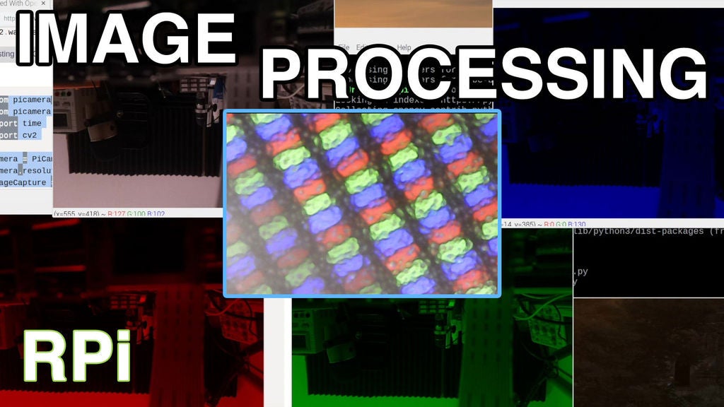 Image Processing With The Raspberry Pi Installing Opencv And Image Colour Separation Open