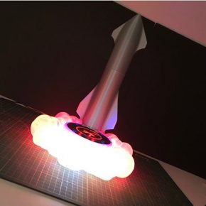 This SpaceX fan created a levitating Starship lamp - Open Electronics ...